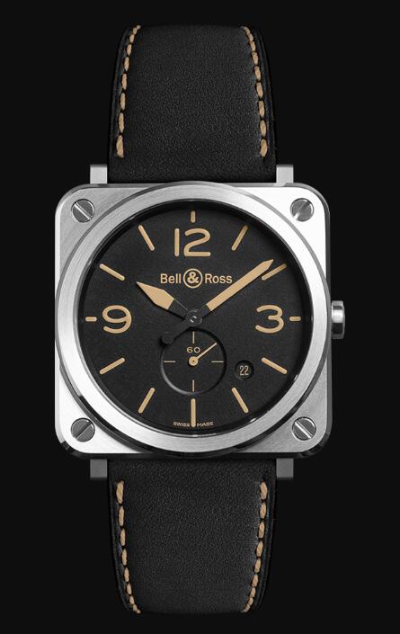 Bell & Ross BR S STEEL HERITAGE BRS-HERI-ST/SCA Replica Watch [BRS-HERI ...