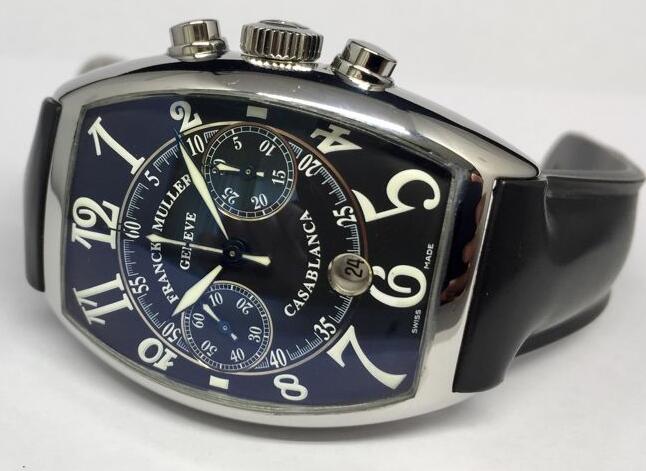 FRANCK MULLER 8885 C CC DT ST Casablanca Steel Chronograph Replica ...