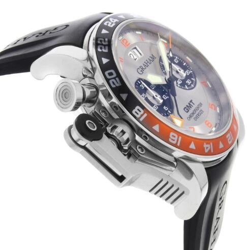 Graham CHRONOFIGHTER OVERSIZE BIG DATE GMT 2OVASGMT.S01A.K10B Replica ...