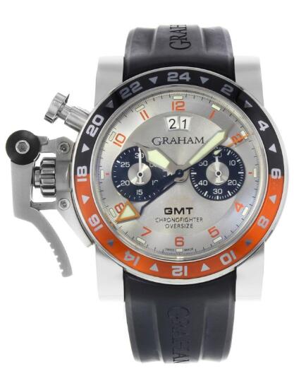 Graham CHRONOFIGHTER OVERSIZE BIG DATE GMT 2OVASGMT.S01A.K10B Replica ...