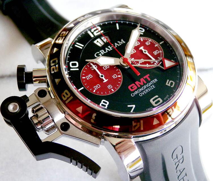 Graham Chronofighter Oversize GMT 2OVGS.B20A Replica Watch [2OVGS.B20A]