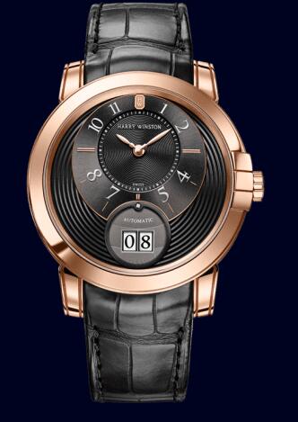 Harry Winston Midnight Big Date MIDABD42RR002 Replica Watch [MIDABD42RR002]