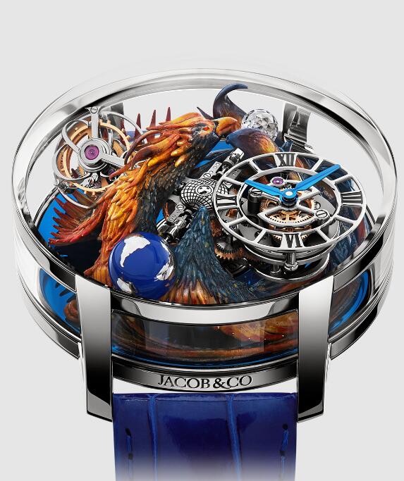 Jacob & Co Replica watch ASTRONOMIA ART TOURBILLON PAINTED PHOENIX ...
