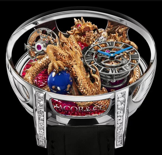 Jacob & Co Replica watch ASTRONOMIA ART DRAGON MOTHER OF PEARL AT102.40 ...