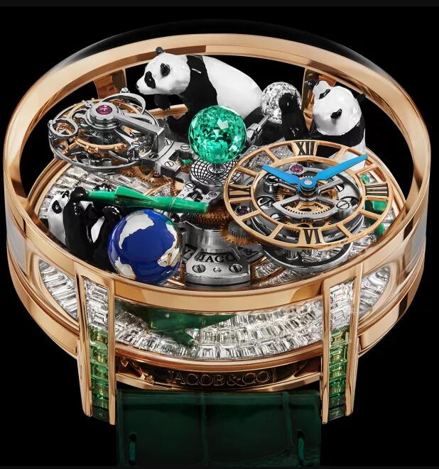 Jacob & Co Replica watch ASTRONOMIA ART PANDA AT814.40.AA.AA.ABALA ...