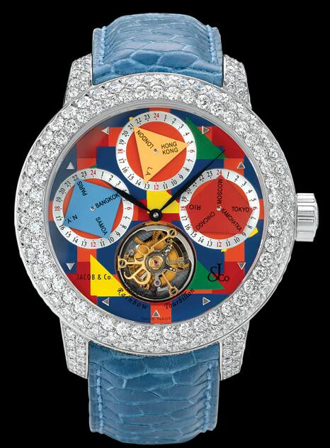 Jacob & Co Replica watch Iconic The Rainbow Tourbillon R1WGDC [R1WGDC]