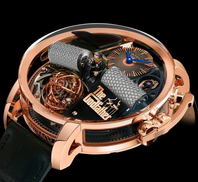 Jacob & Co OPERA GODFATHER WITH DIAMOND BARRELS OP110.40.AG.AC.ABALA ...