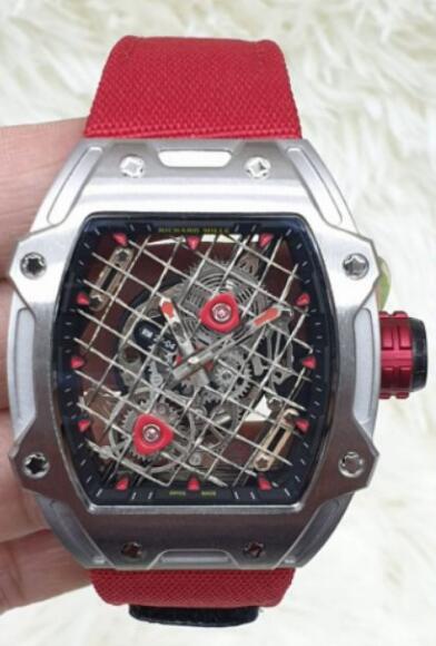 Richard Mille Replica Watch RM 27-04 TOURBILLON RAFAEL NADAL Steel Red ...
